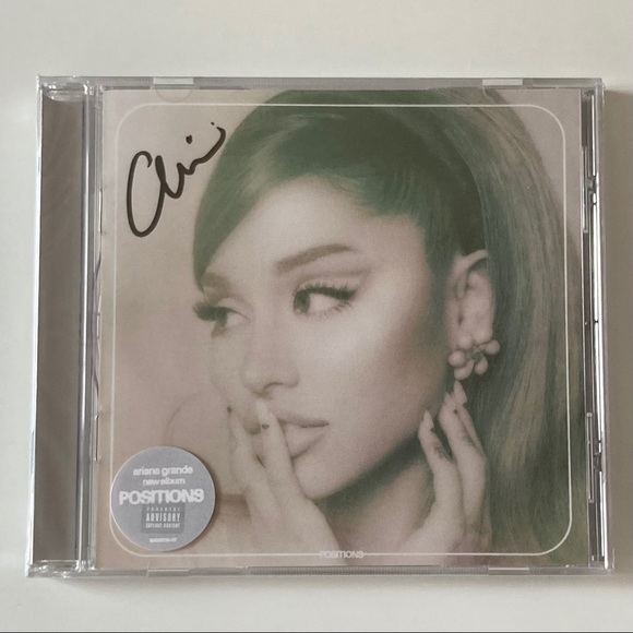 Ariana Grande | Other | Ariana Grande Signed Positions Cd | Poshmark